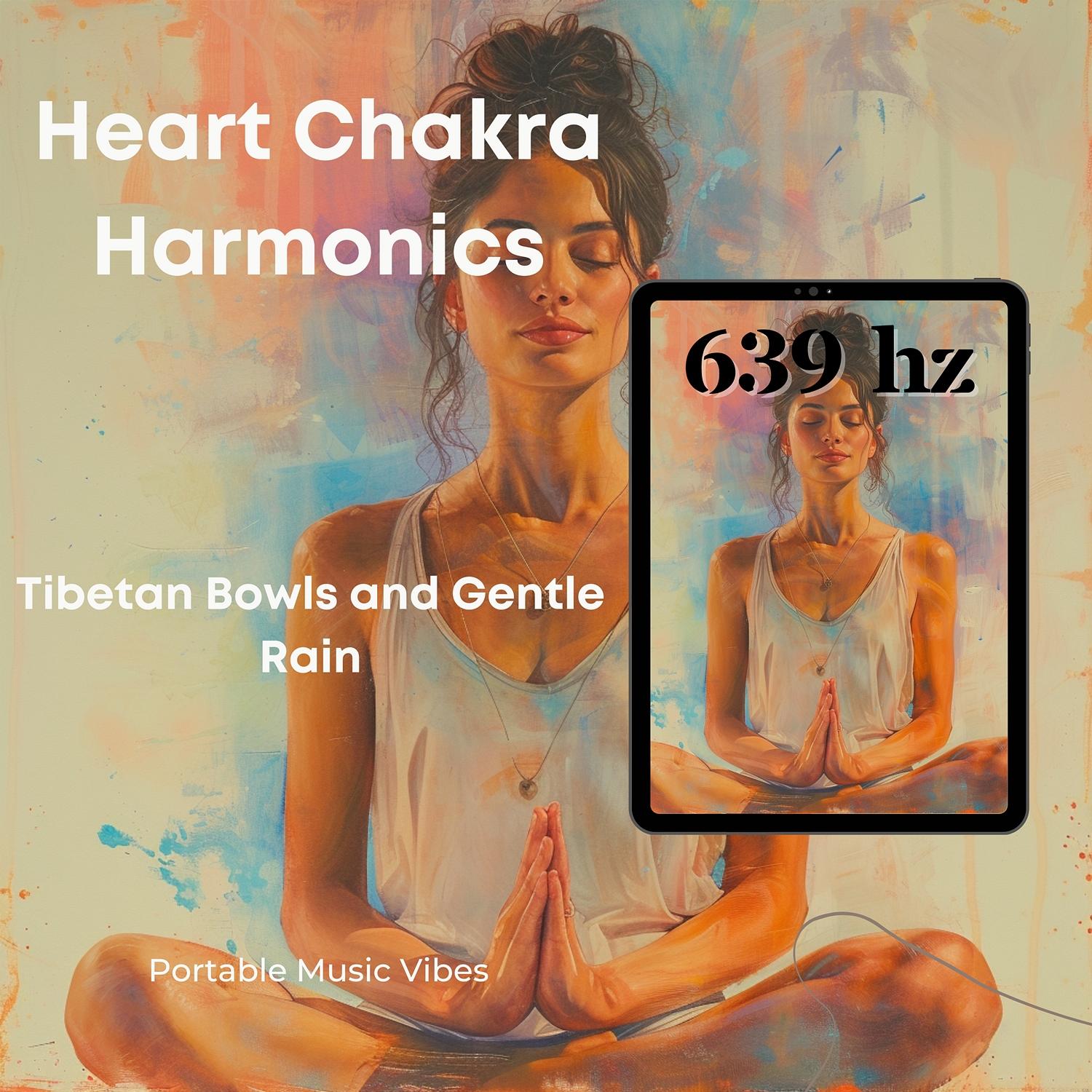 639 Hz Heart Chakra Harmonics: Tibetan Bowls and Gentle Rain - Portable Music Vibes - 专辑 - 网易云音乐