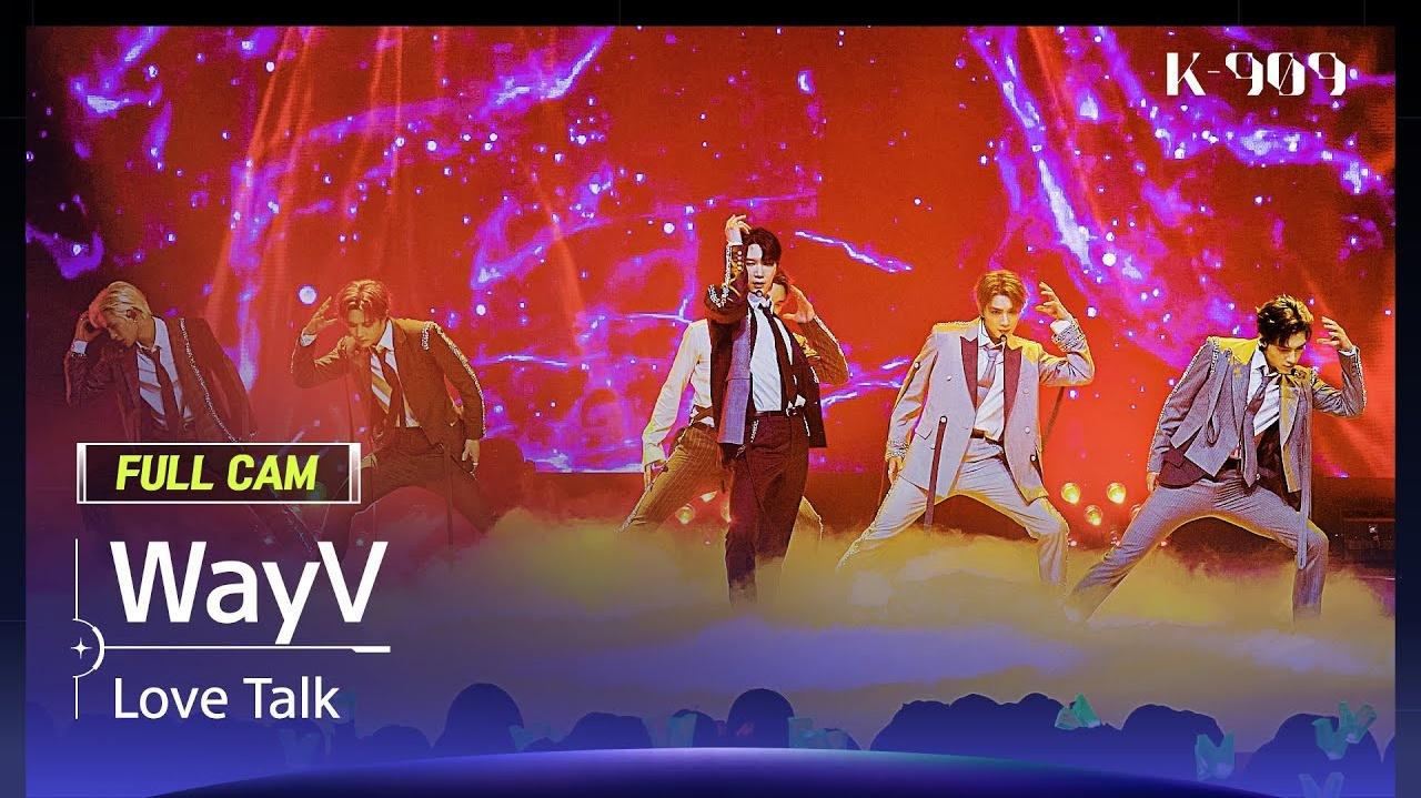 [直拍] Love Talk | JTBC K-909 221210 现场版 - 威神V(WayV) - 高清MV - 网易云音乐