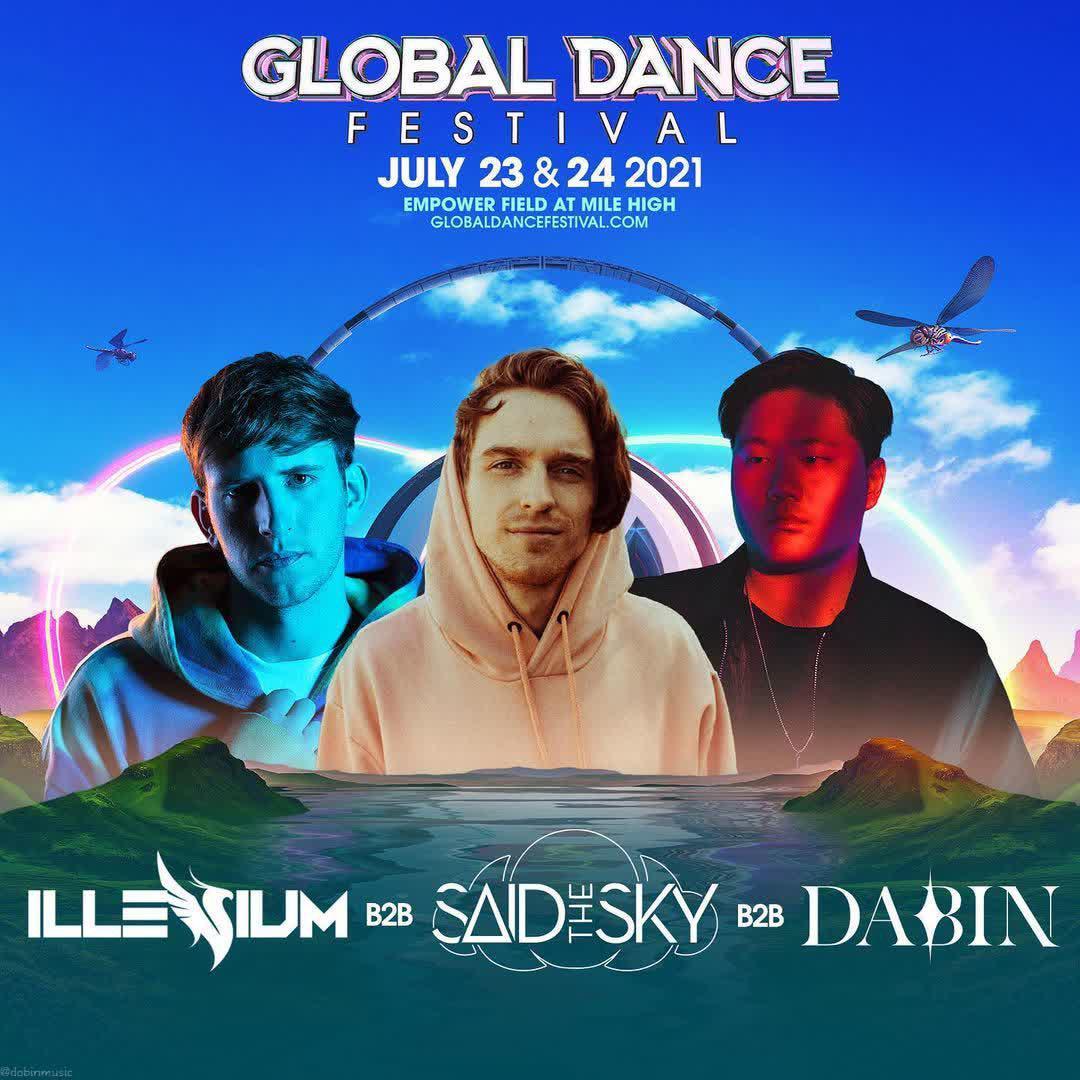 ILLENIUM B2B Said The Sky B2B Dabin @ Global Dance 2021 - Melodic & Riddim Dubstep Presents ...