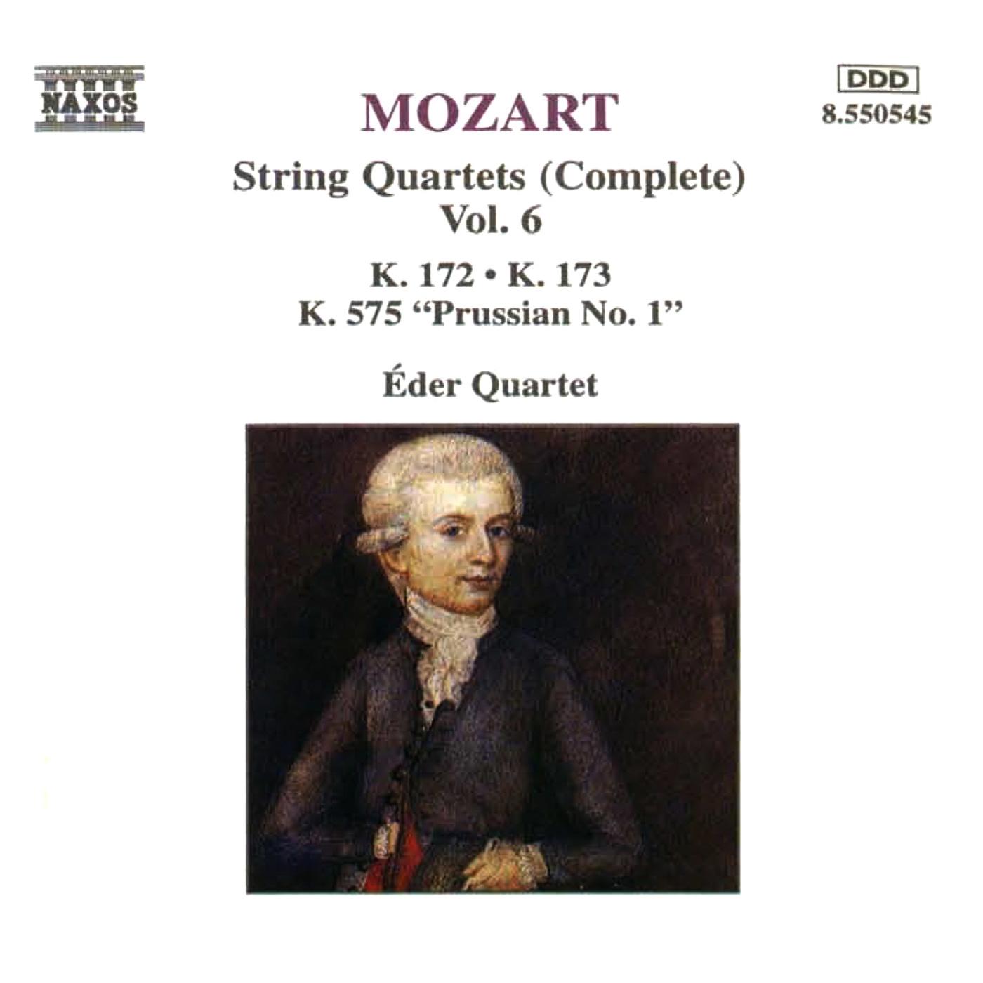 MOZART: String Quartets, K. 172-173 and K. 575, 'Prussian No. 1' - Eder Quartet - 专辑 - 网易云音乐