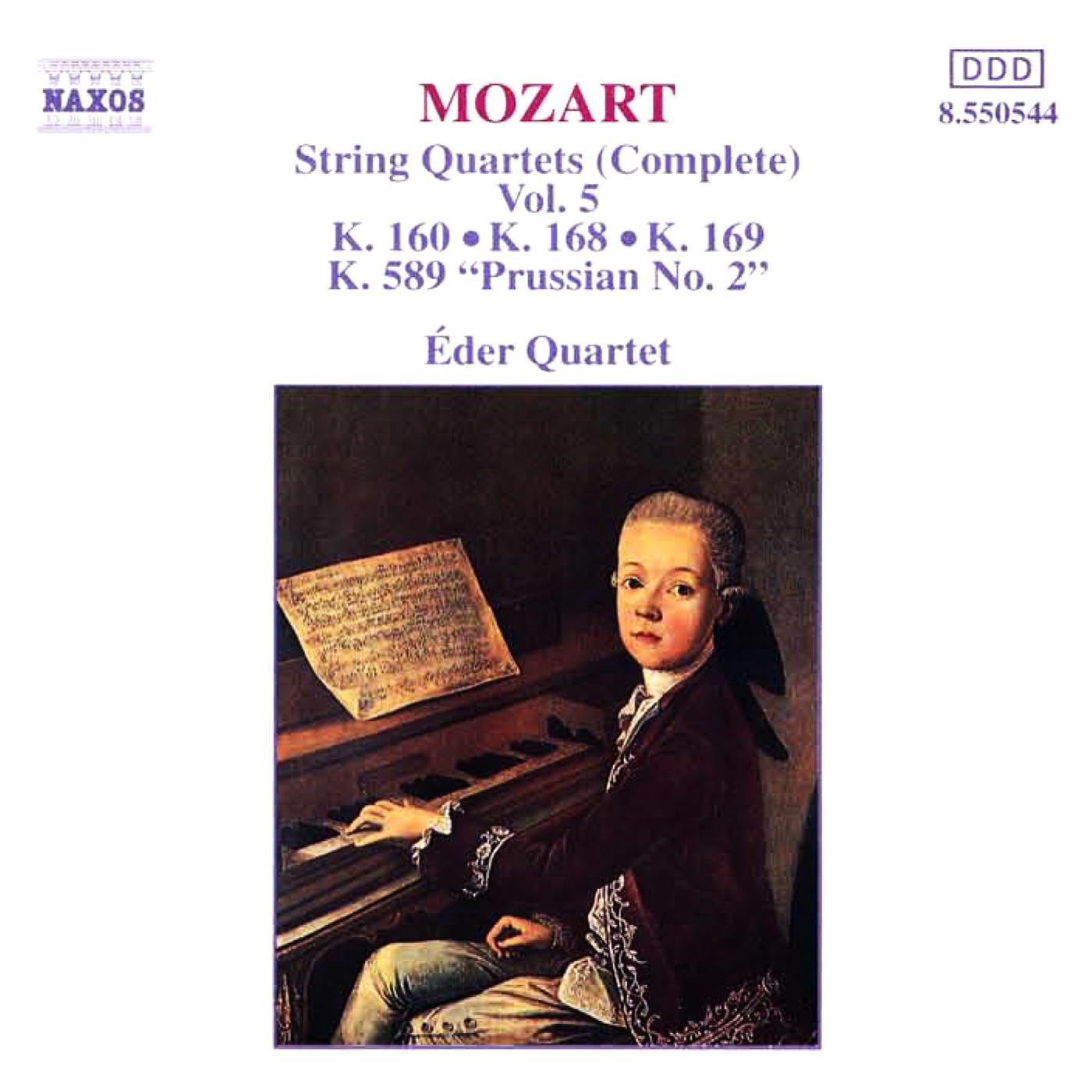MOZART: String Quartets, K. 168-169 and K. 589, 'Prussian No. 2' - Eder Quartet - 专辑 - 网易云音乐