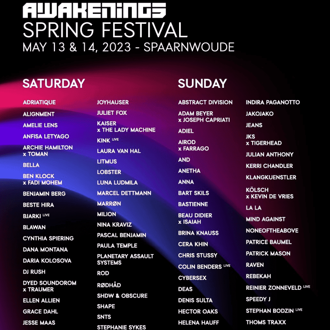 Jesse Maas - Awakenings Spring Festival 2023 - Underground | Deep House & Techno &UKG.. - 电台节目 ...