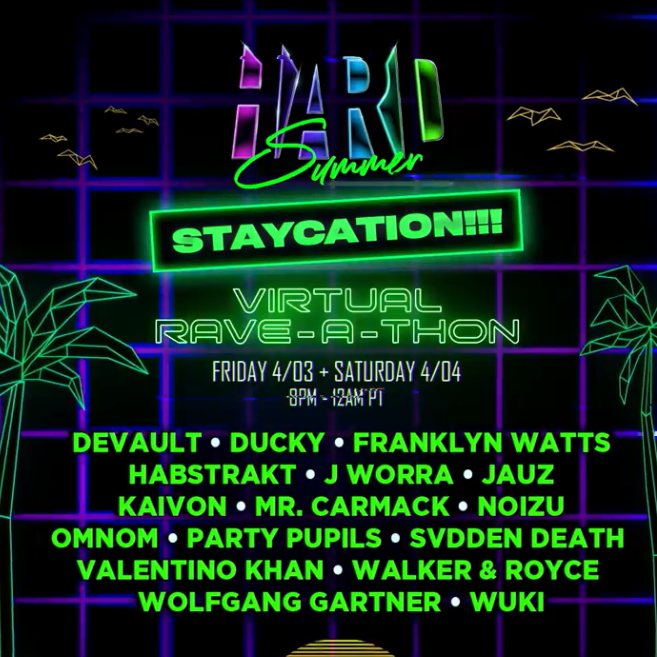 Wuki @ Hard Summer Virtual Rave-A-Thon 2020 - 当下火热电音节DJ现场2024丨东野Live ...