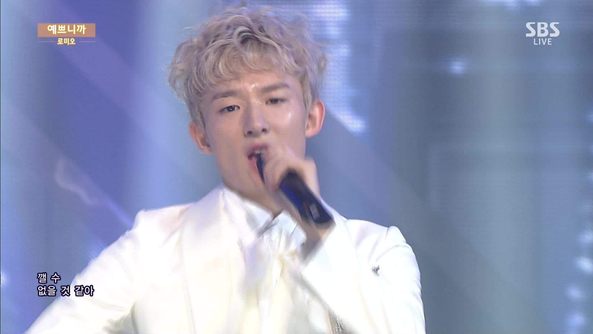 예쁘니까(Lovesick) SBS人气歌谣 15/05/17 现场版 - ROMEO - 高清MV - 网易云音乐