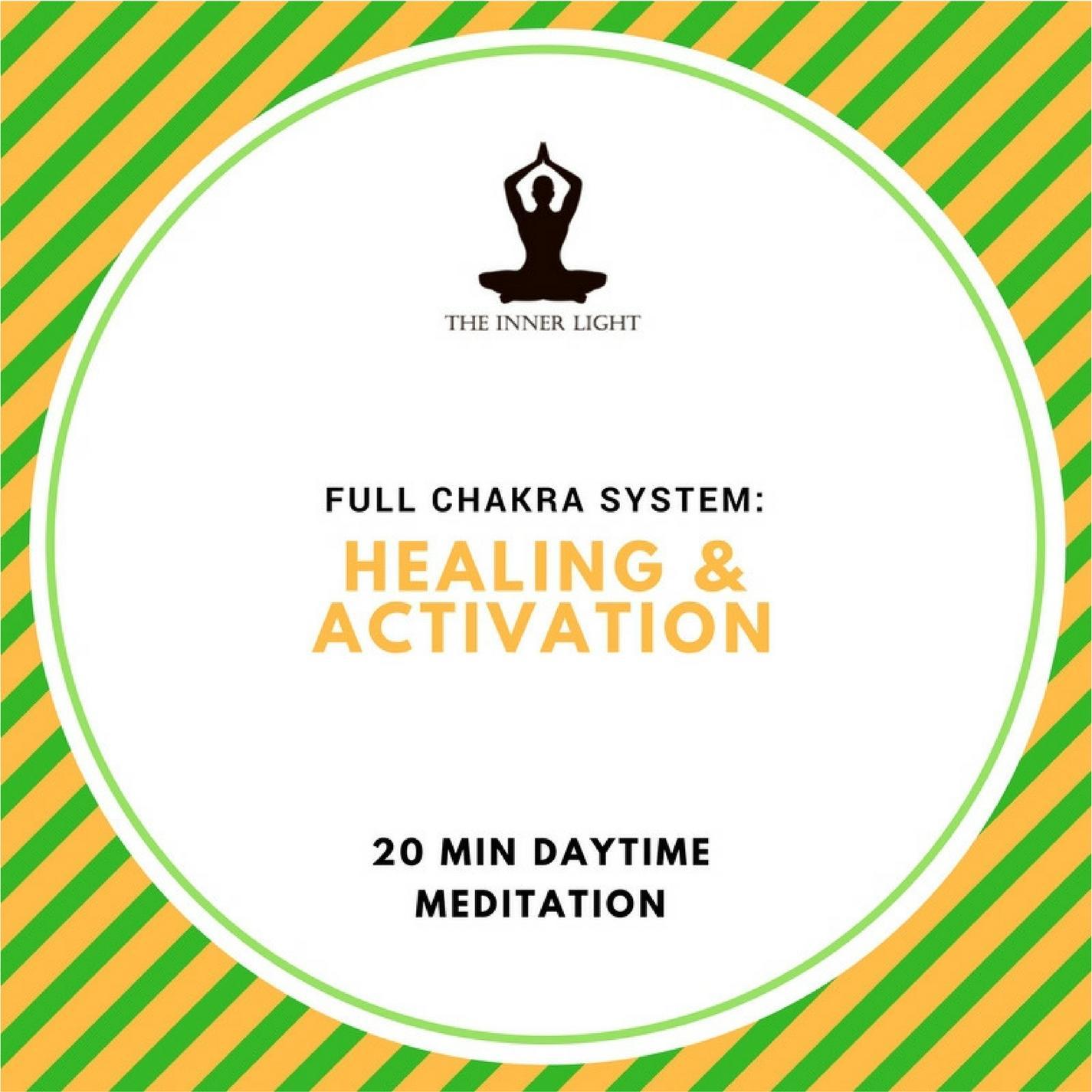 Full Chakra System & Kundalini Activation - 20 Min Day Meditation - The ...