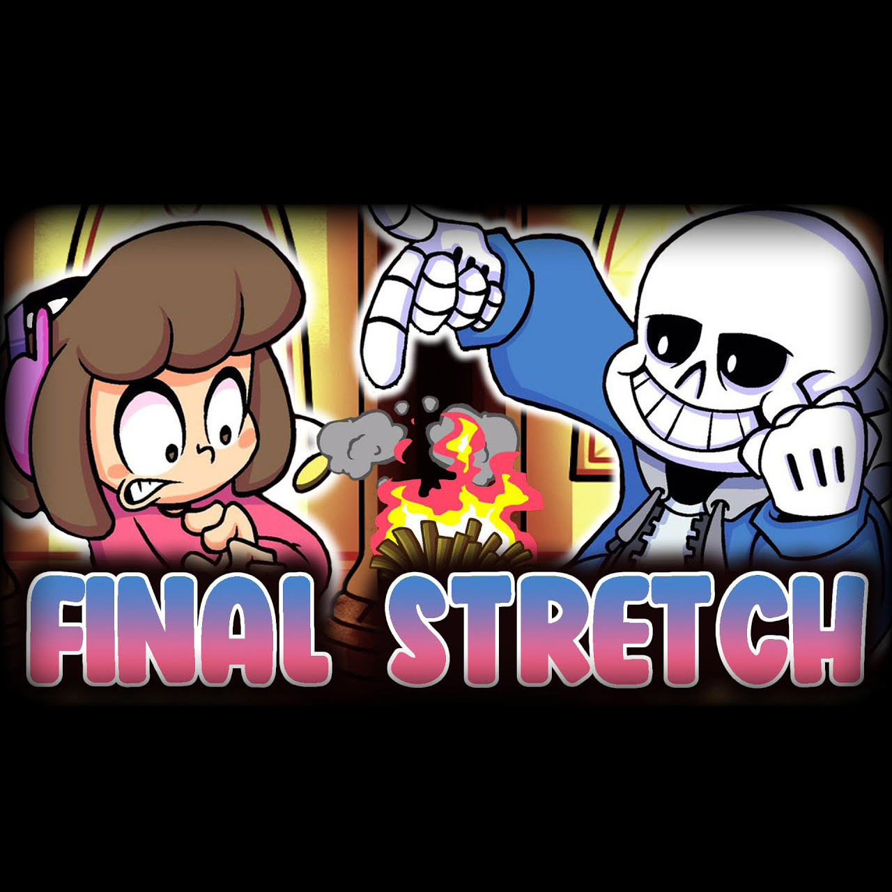[但是由SANS来唱] Final Melody - FNF Final Stretch but Melodii Sings - Friday ...