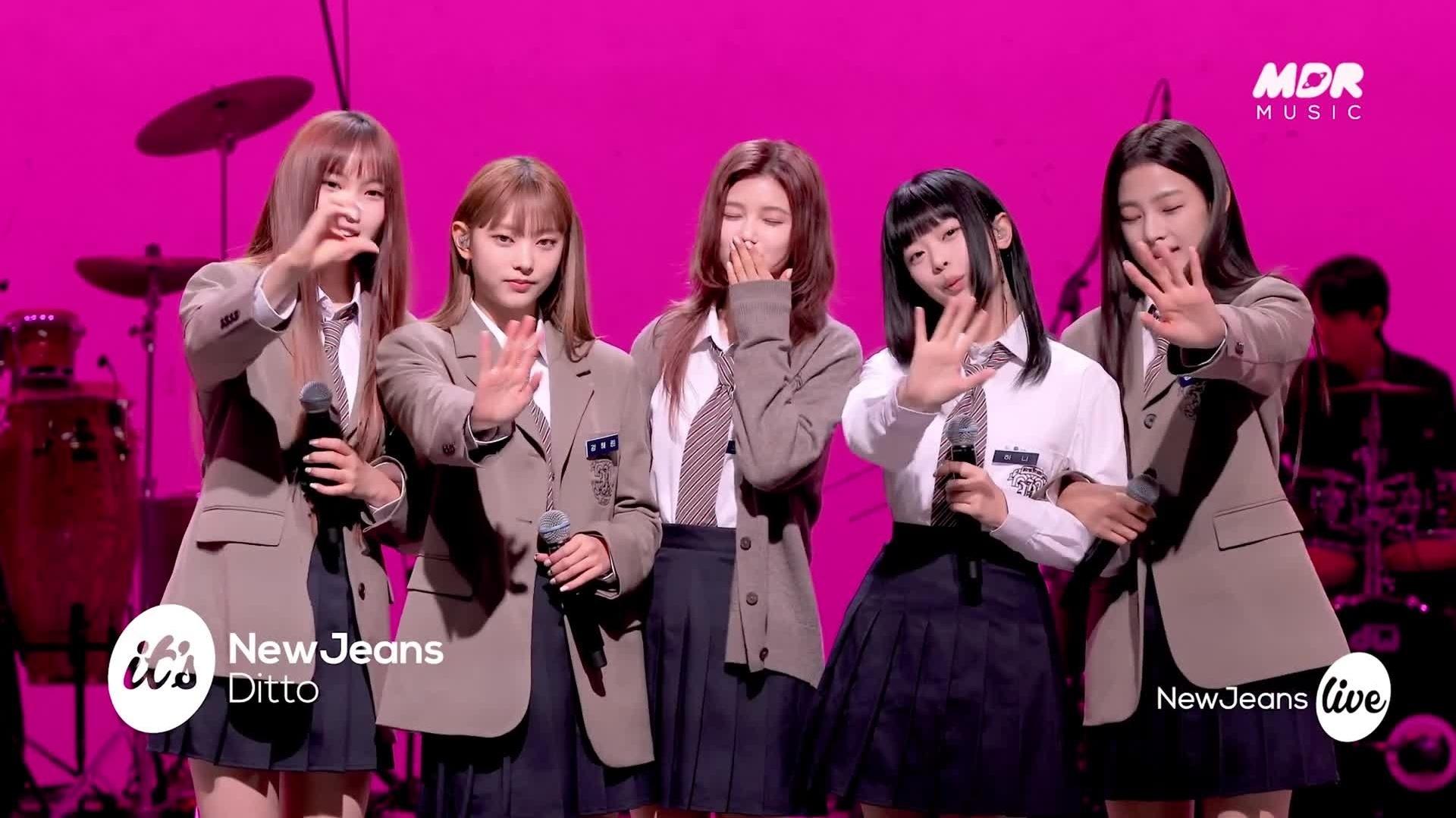 Ditto (Band LIVE) - NewJeans - 高清MV - 网易云音乐