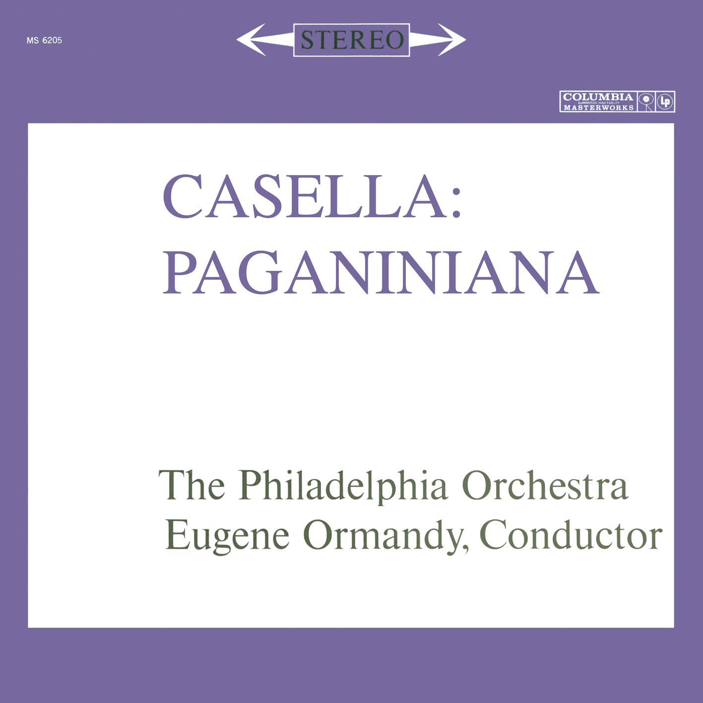 Casella: Paganiniana, Op. 65 - Eugene Ormandy - 专辑 - 网易云音乐