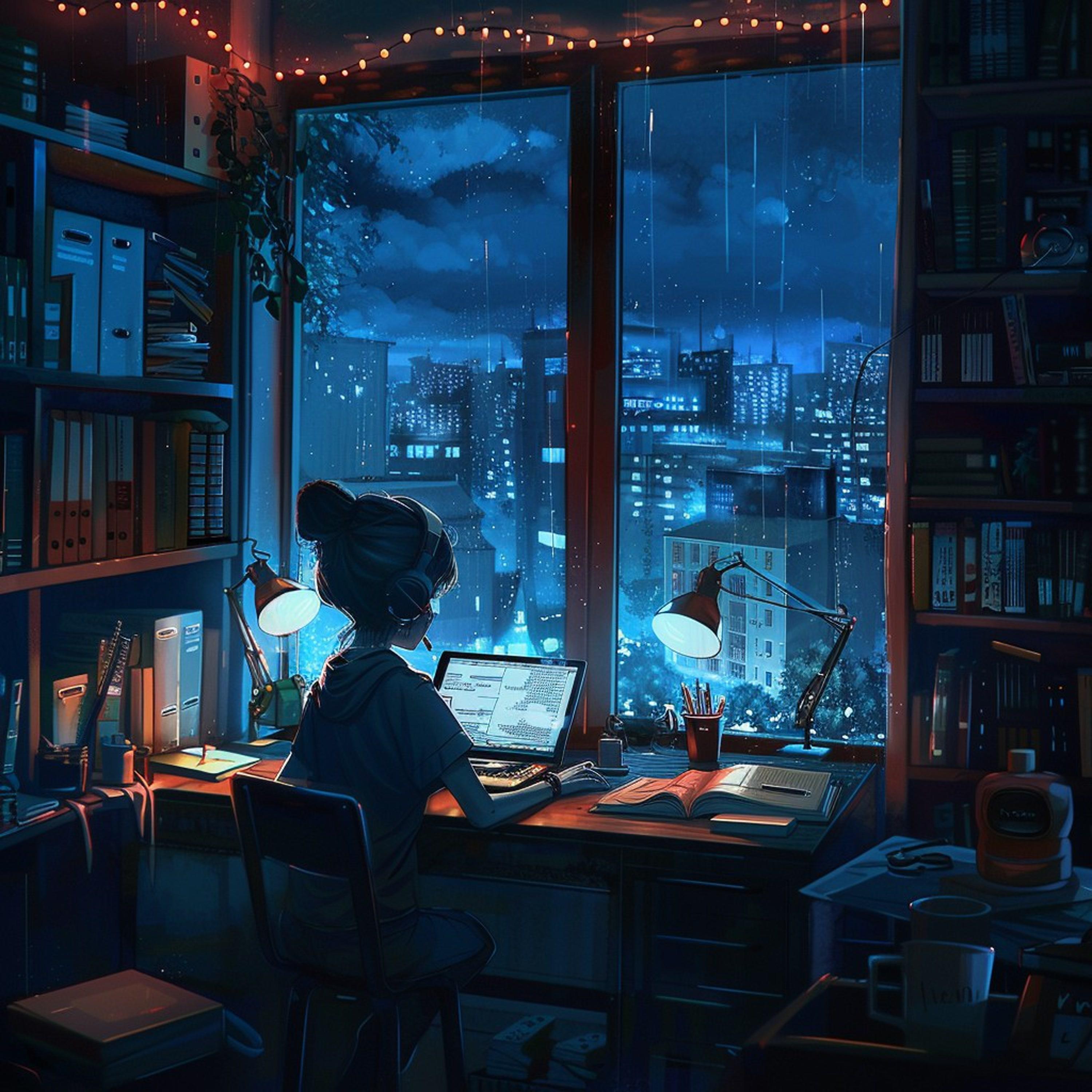 Lofi Learning Calm Beats - Lofi in Balance/Cozy Study Music/Deep Night ...