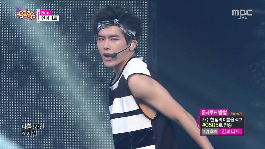 Bad + 1位受赏 MBC音乐中心 15/07/25 现场版 - Infinite - 高清MV - 网易云音乐